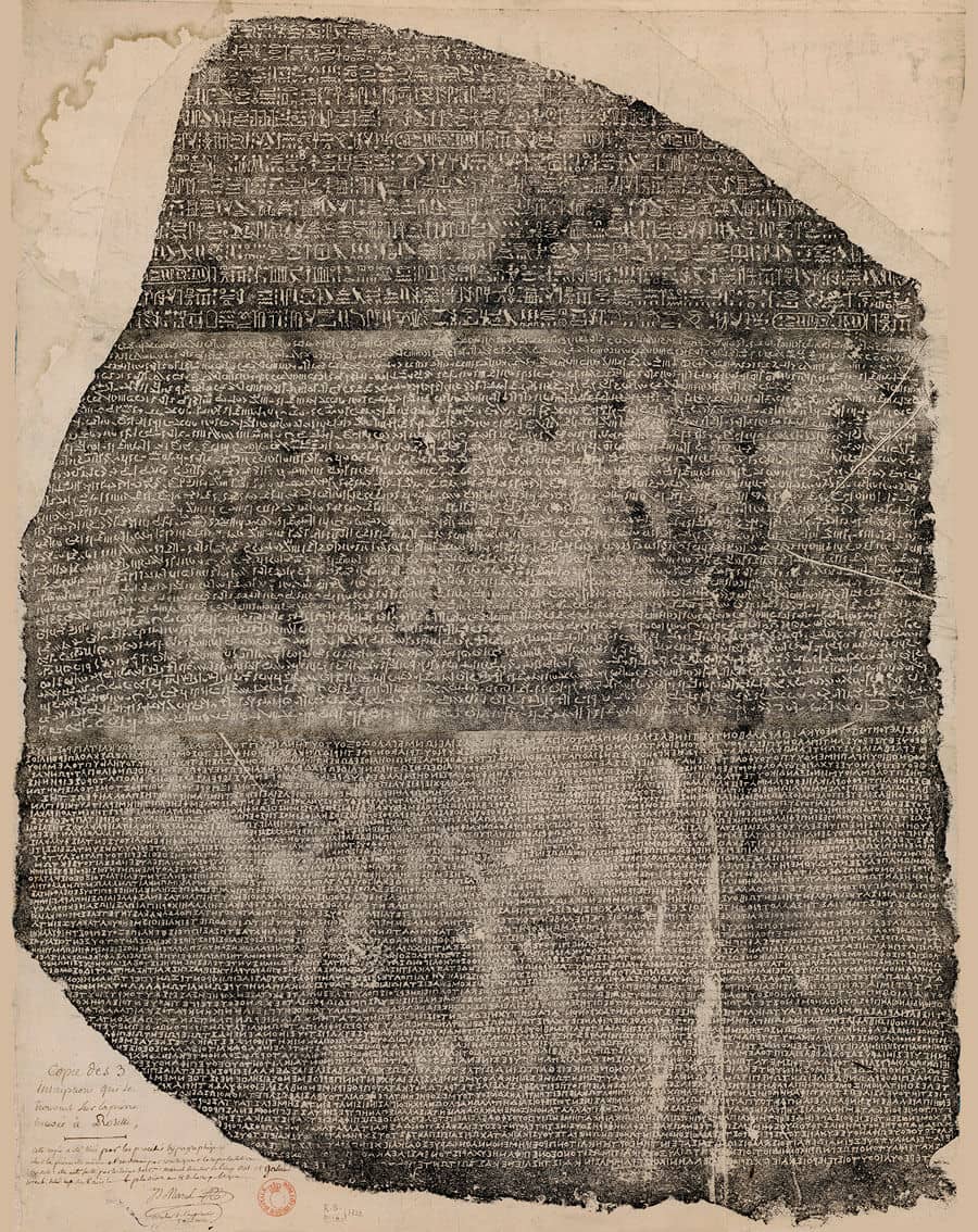 How did Champollion decipher the Rosetta Stone and ancient Egyptian ...
